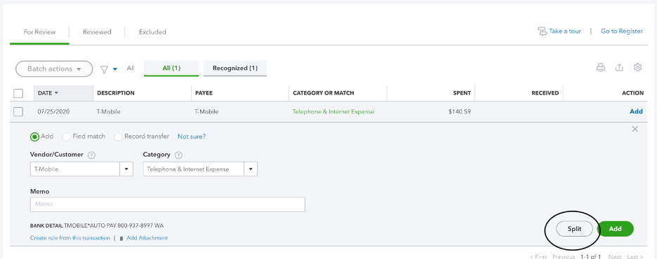 Shared Transactions: How to Make a Clean Split in QuickBooks Online