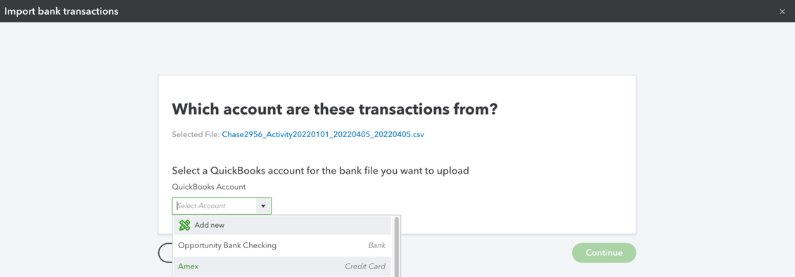 How to Upload Transactions into QuickBooks Online with a CSV File