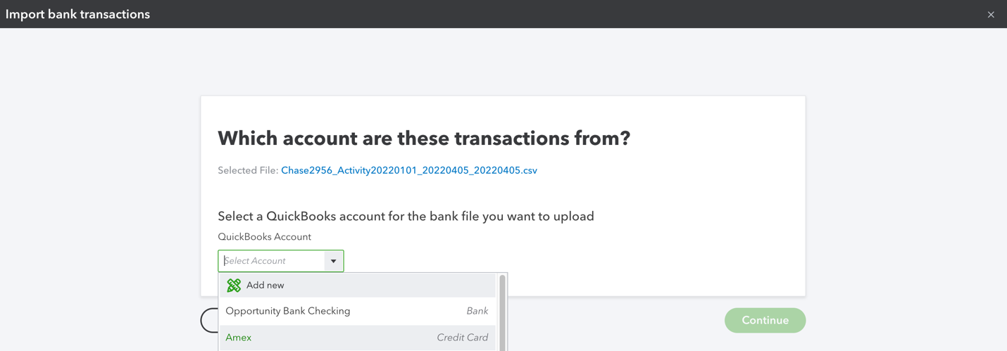 How to Upload Transactions into QuickBooks Online with a CSV File